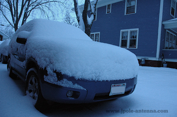 Snowpocylpse hitting the Upper Midwest | KB9VBR J-Pole Antennas