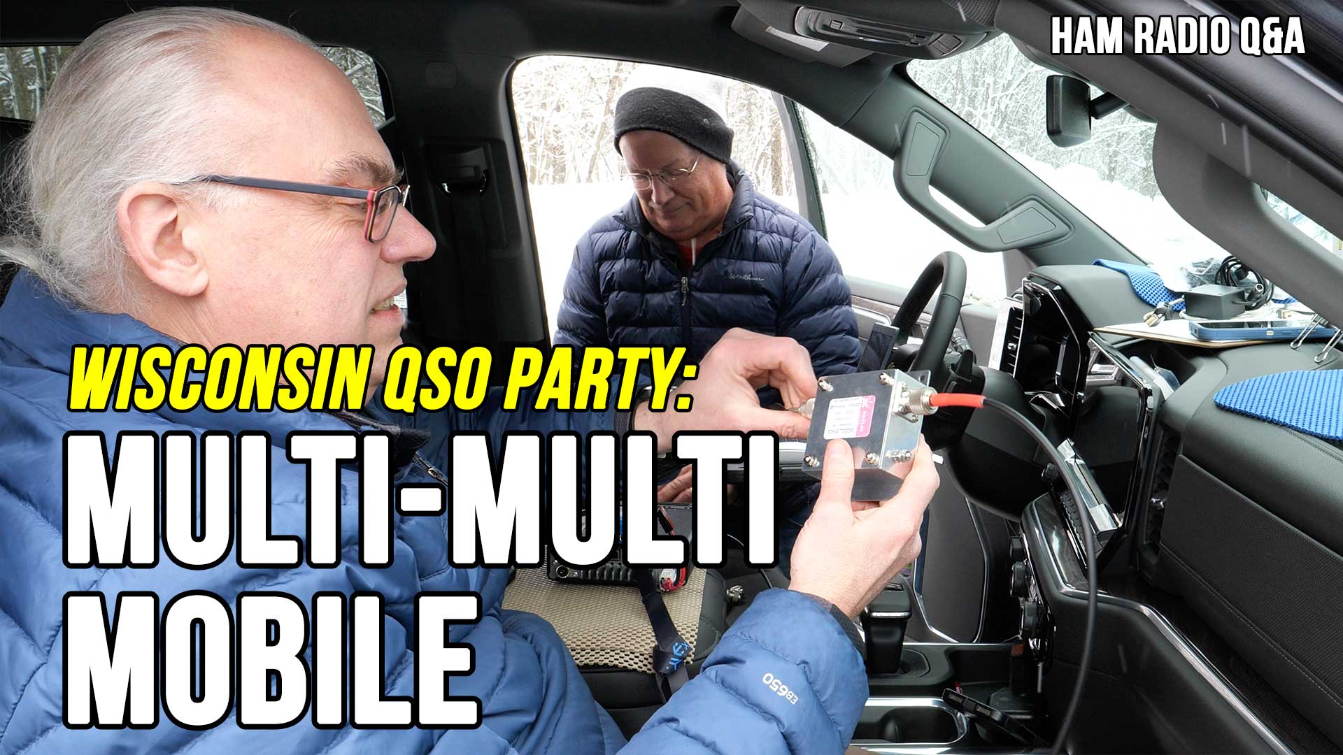 Are we crazy? Winter storm mobile in the Wisconsin QSO Party - KB9VBR ...