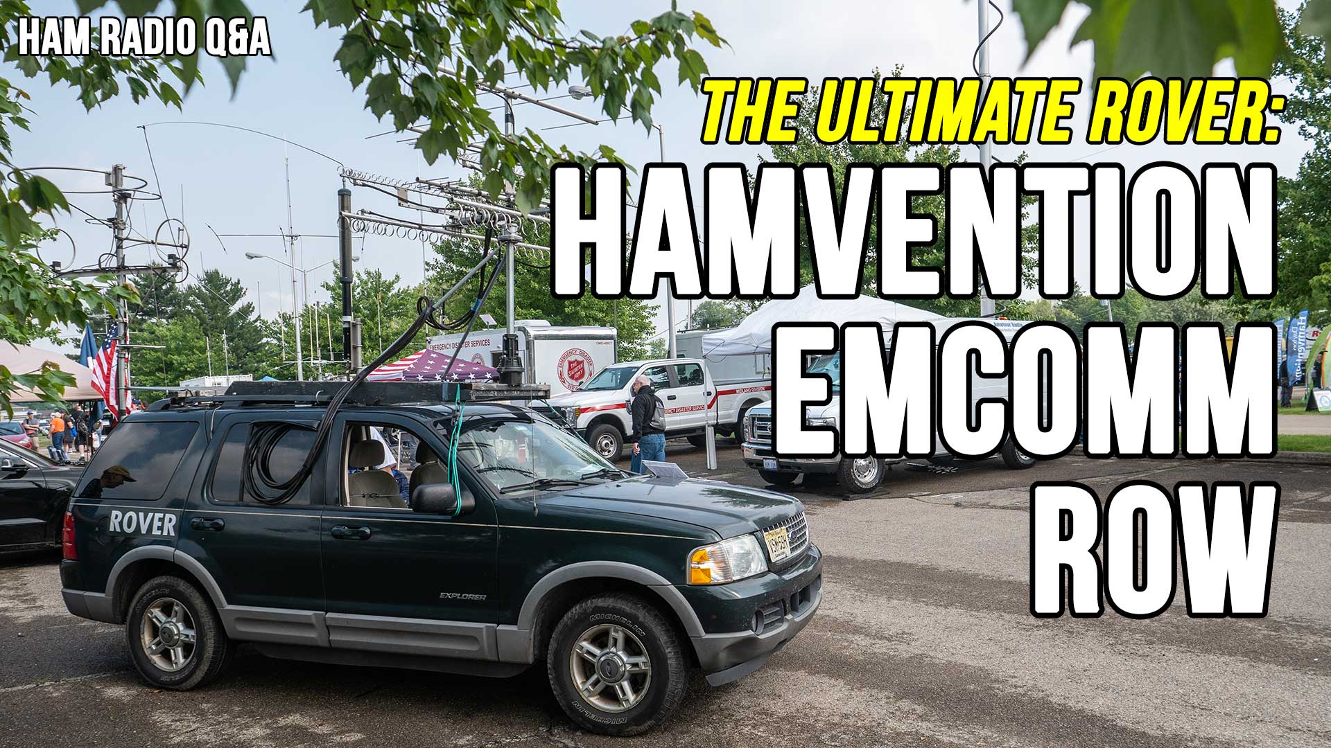It's the Ultimate Rover! A walk through Hamvention 2023 Emcomm Row ...