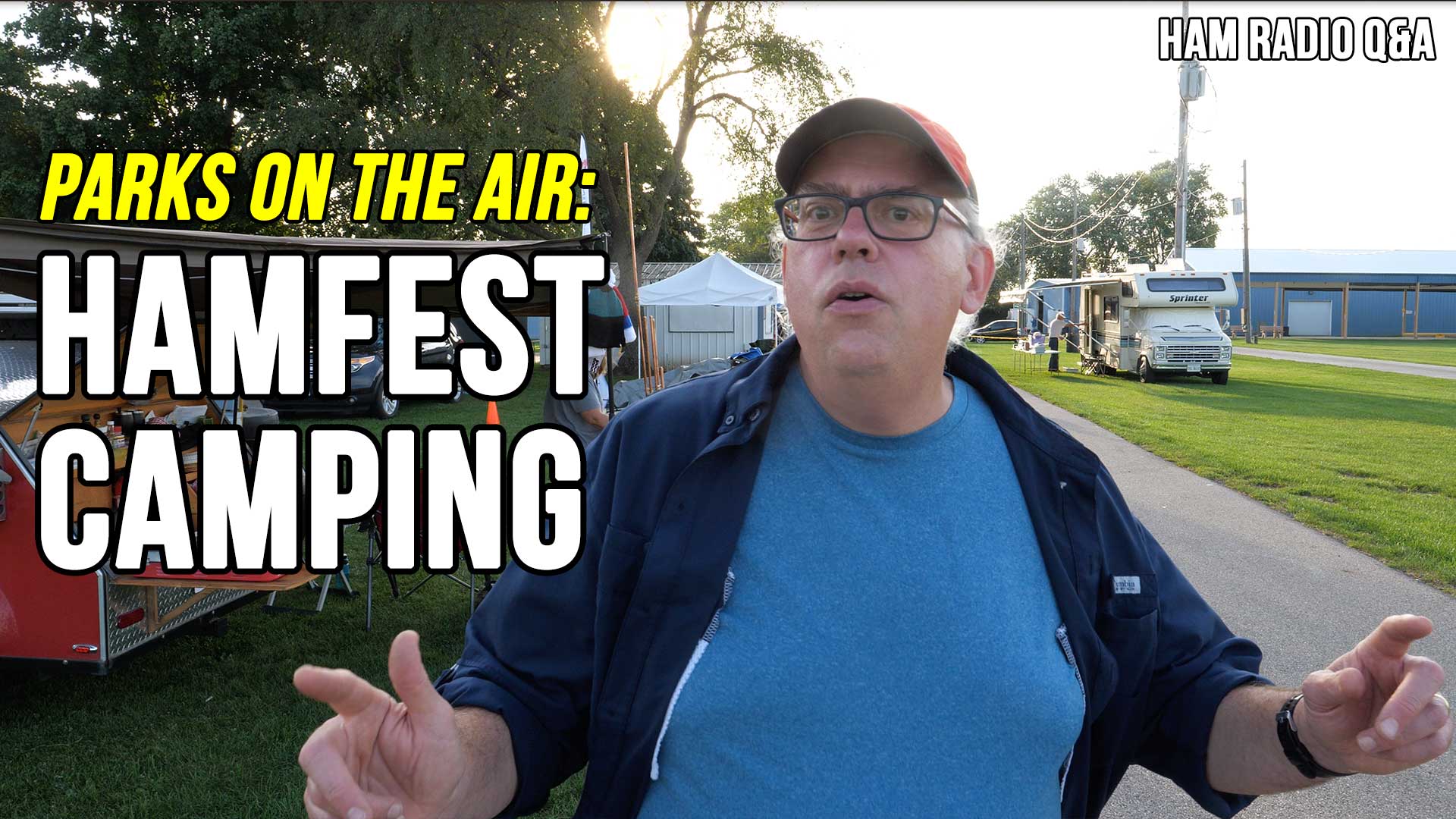 Camping at the Hamfest! Fall camping is the best - KB9VBR Antennas